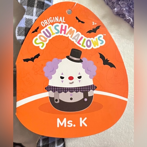 Squishmallows | Toys | Ms K The Purple Clown 8 Halloween Squishmallow ...